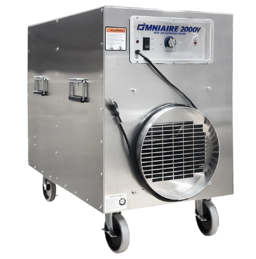 OmniAire 2000V-MED - Negative Air Machine - ICRA Solutions, LLC